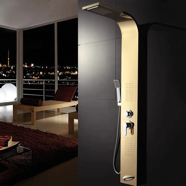 ZeeCry Luxury Shower Panel with Stainless Steel 304 Grade